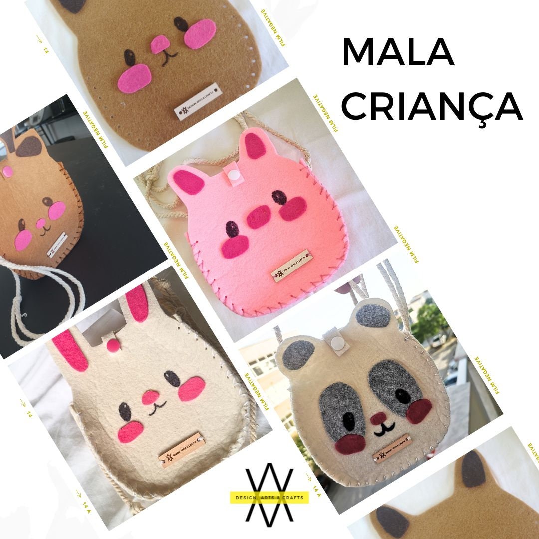 Handmade Felt Animal Suitcase - Children. Christmas, Festivities ...