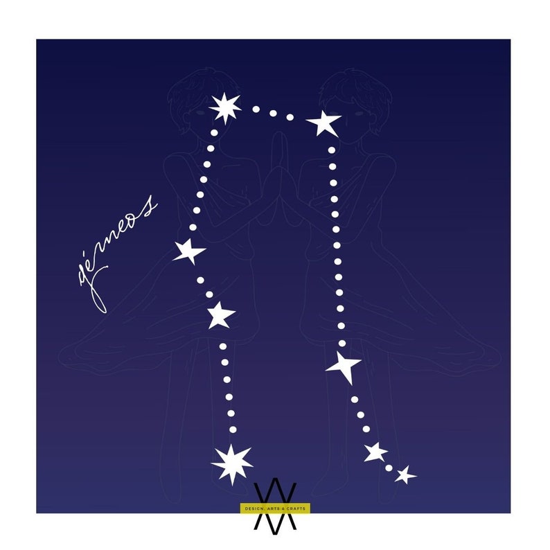 Constellations and Signs, Hand Embroidered - Gift, Souvenir, Homedecor ...