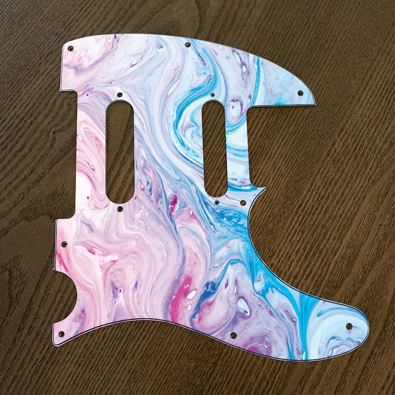 Tele or Strat Pick Guard , Psychedelic, the Woodstock - Etsy