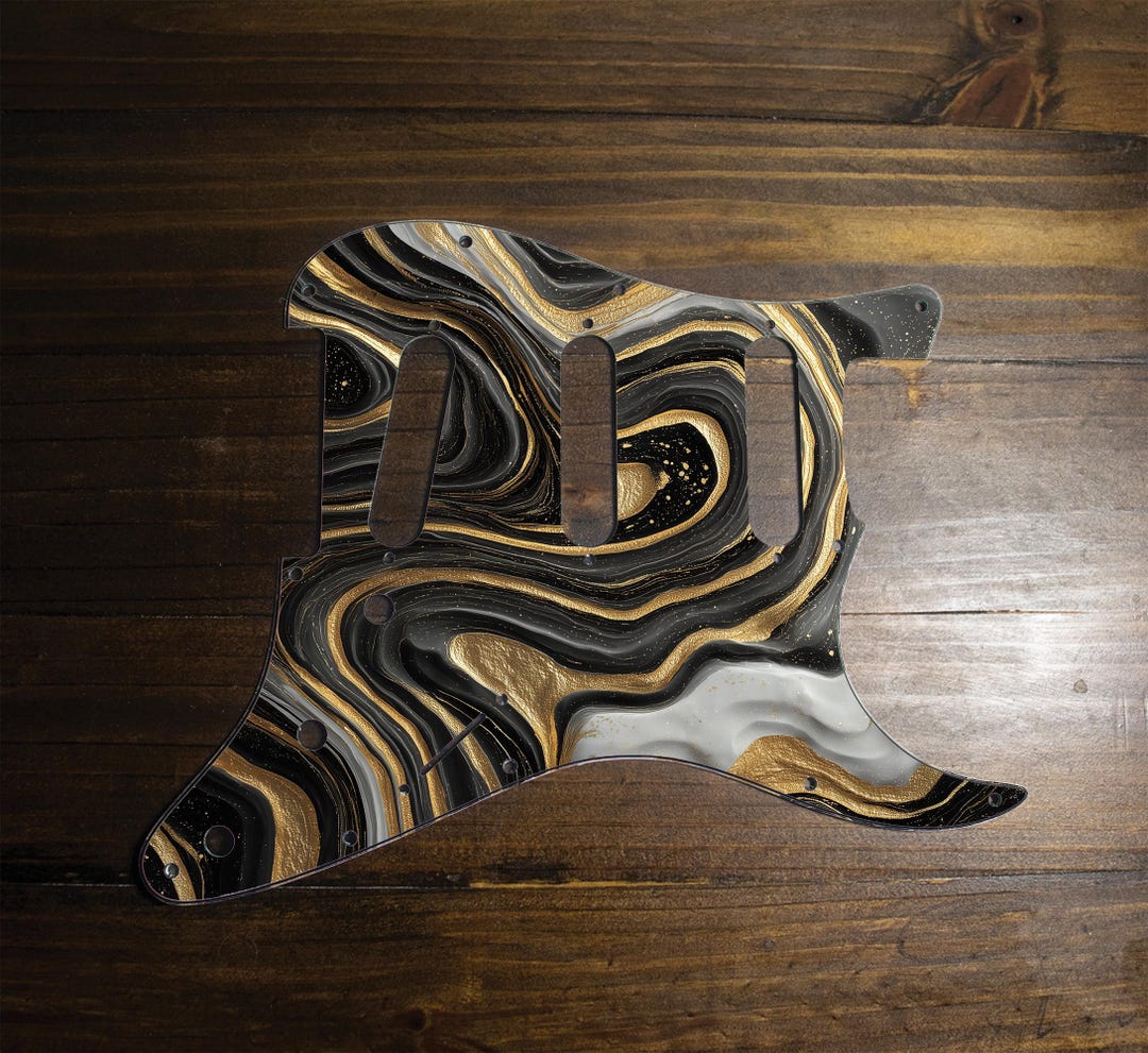 Strat or Tele Psychedelic Pickguard. the Bradshaw - Etsy