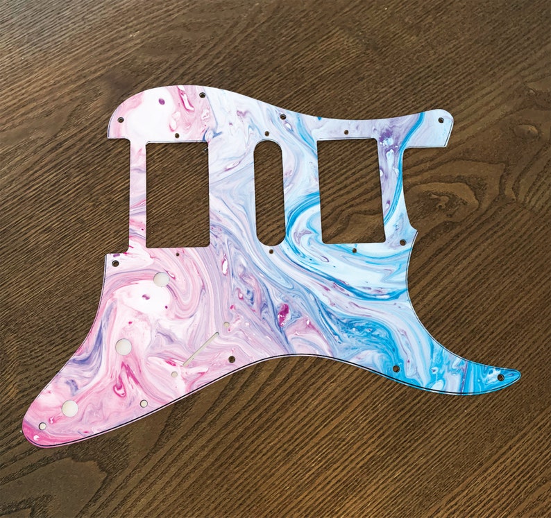 Tele or Strat Pick Guard , Psychedelic, the Woodstock - Etsy