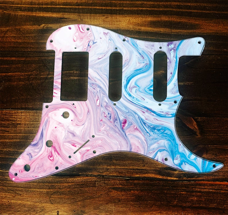 Tele or Strat Pick Guard , Psychedelic, the Woodstock - Etsy