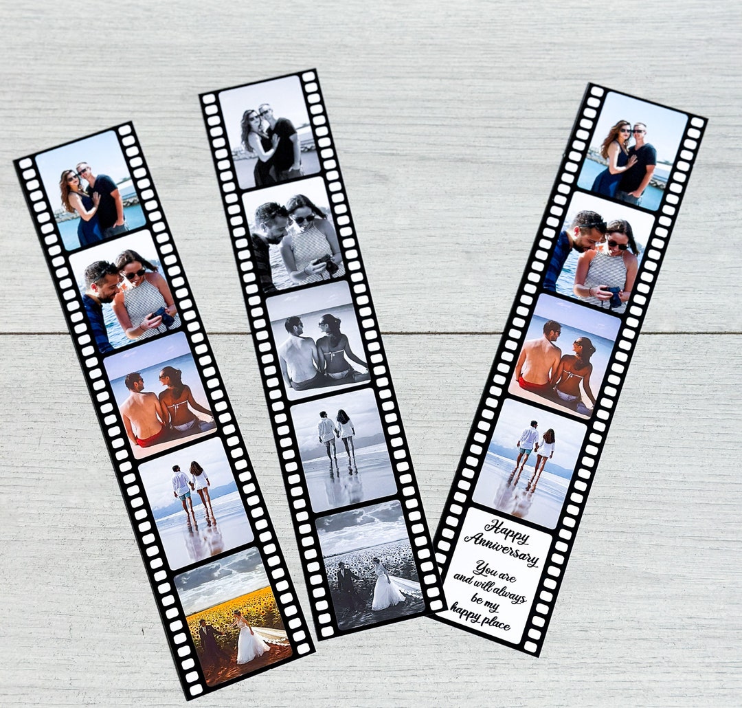 Personalized Photo Strip Magnet: Custom Photo Booth Memory Keepsake ...