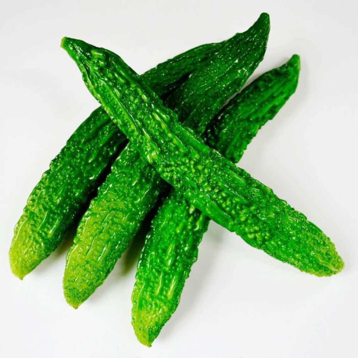 10 Long Thick Bitter Gourd Seeds Asian Chinese Okra Fresh Tasty Healthy ...