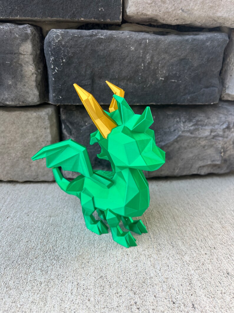 Crystal Dragon Statue - Etsy