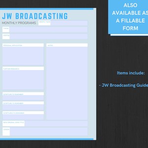 JW Broadcasting Guides - Digital Download (PDF) - Etsy