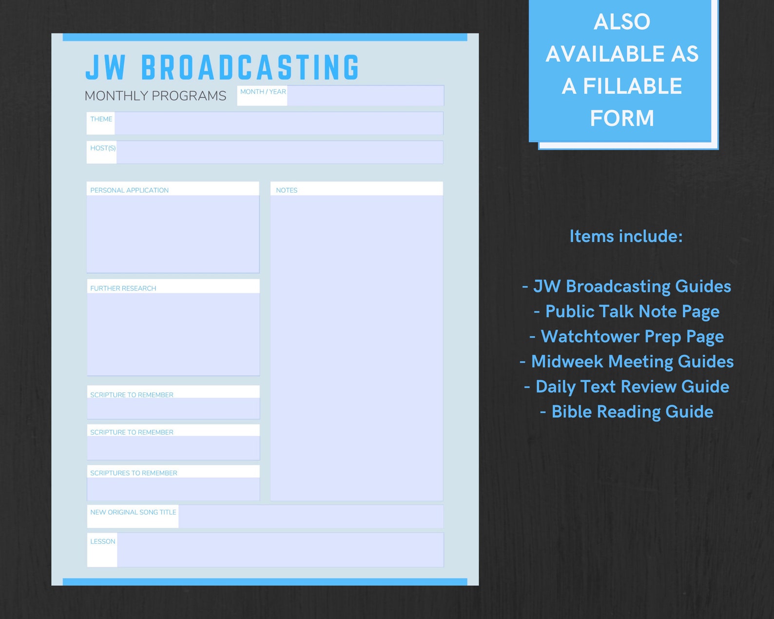 JW Meeting & Study Guide Bundle - Digital Download (PDF) - Etsy