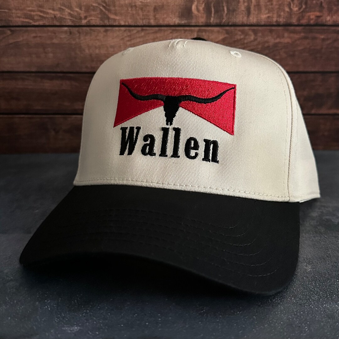 Vintage Style Wallen Embroidered Snapback Trucker Hat for Men and Women ...
