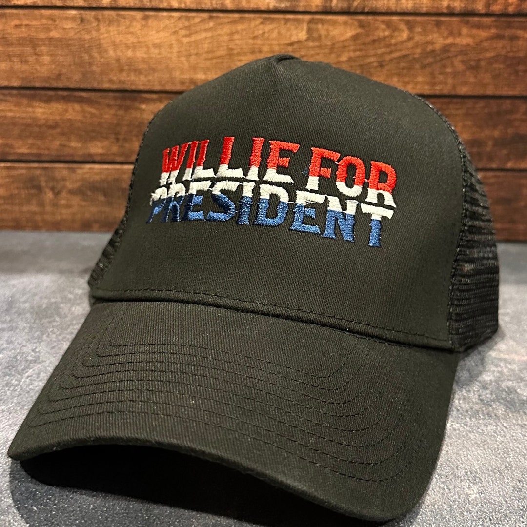 Vintage Style Willie for President Embroidered Snapback Trucker Hat for ...