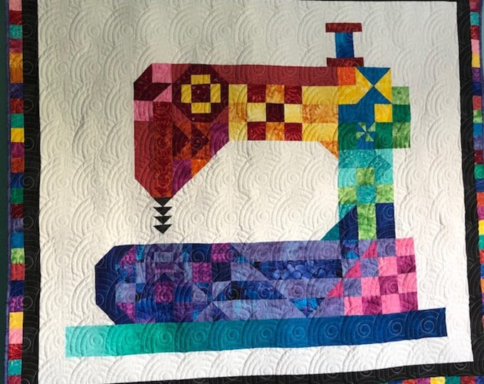 Quilted Sewing Machine Wall Hanging - Etsy