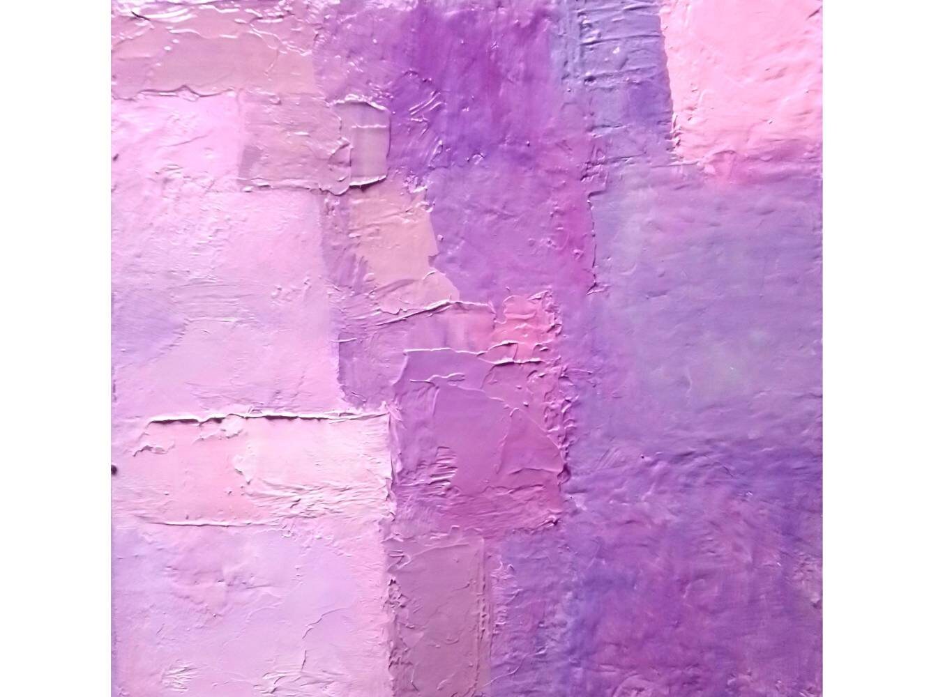 Abstract Painting Original Art Abstract Violet Color Artwork - Etsy