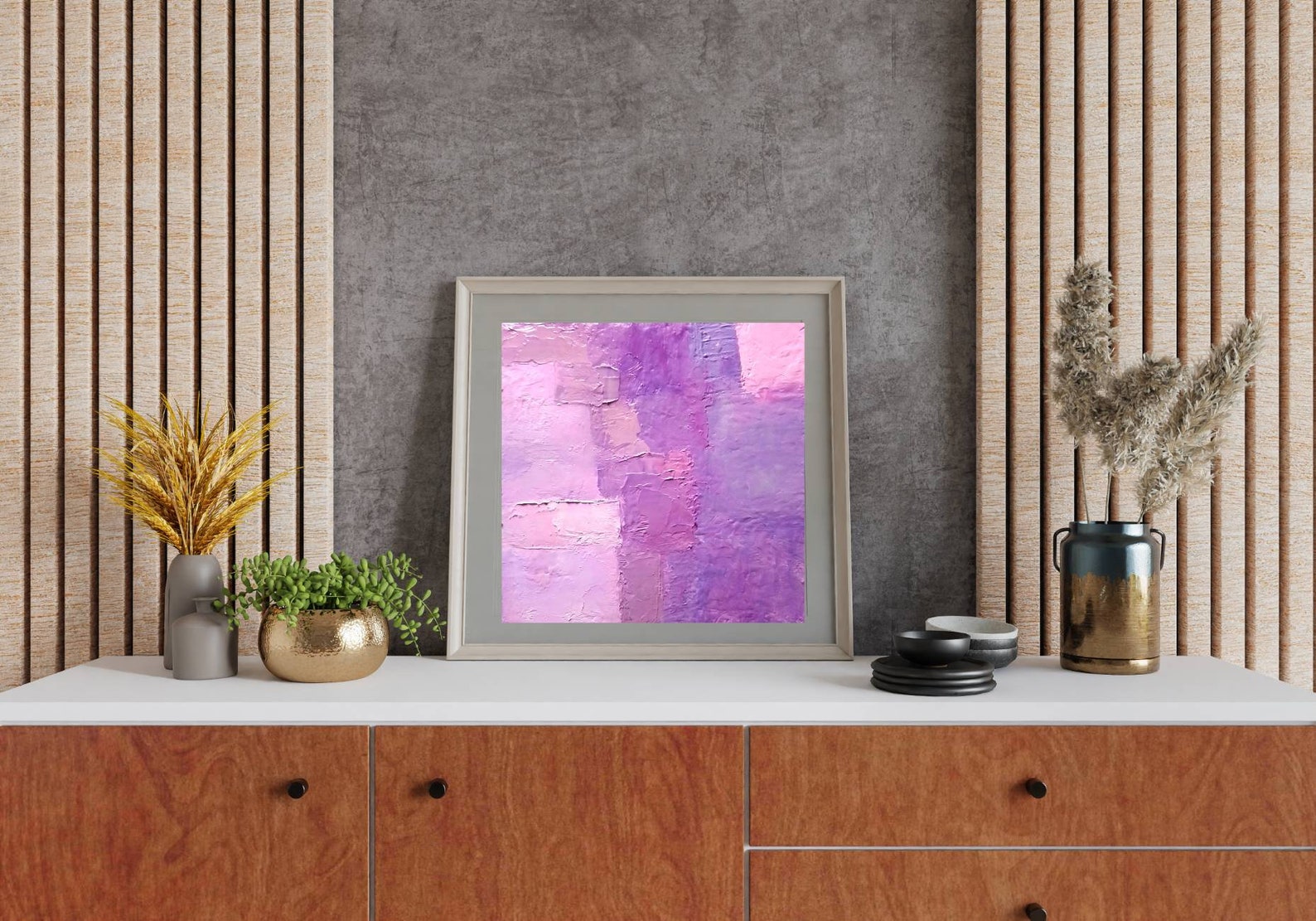 Abstract Painting Original Art Abstract Violet Color Artwork - Etsy