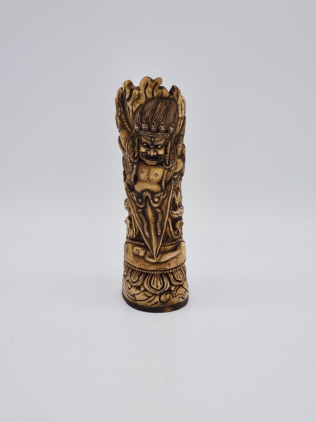 Nepalese Kangling Seal, Angry Deity, Buddhist Trumpet, Vintage Kangling ...
