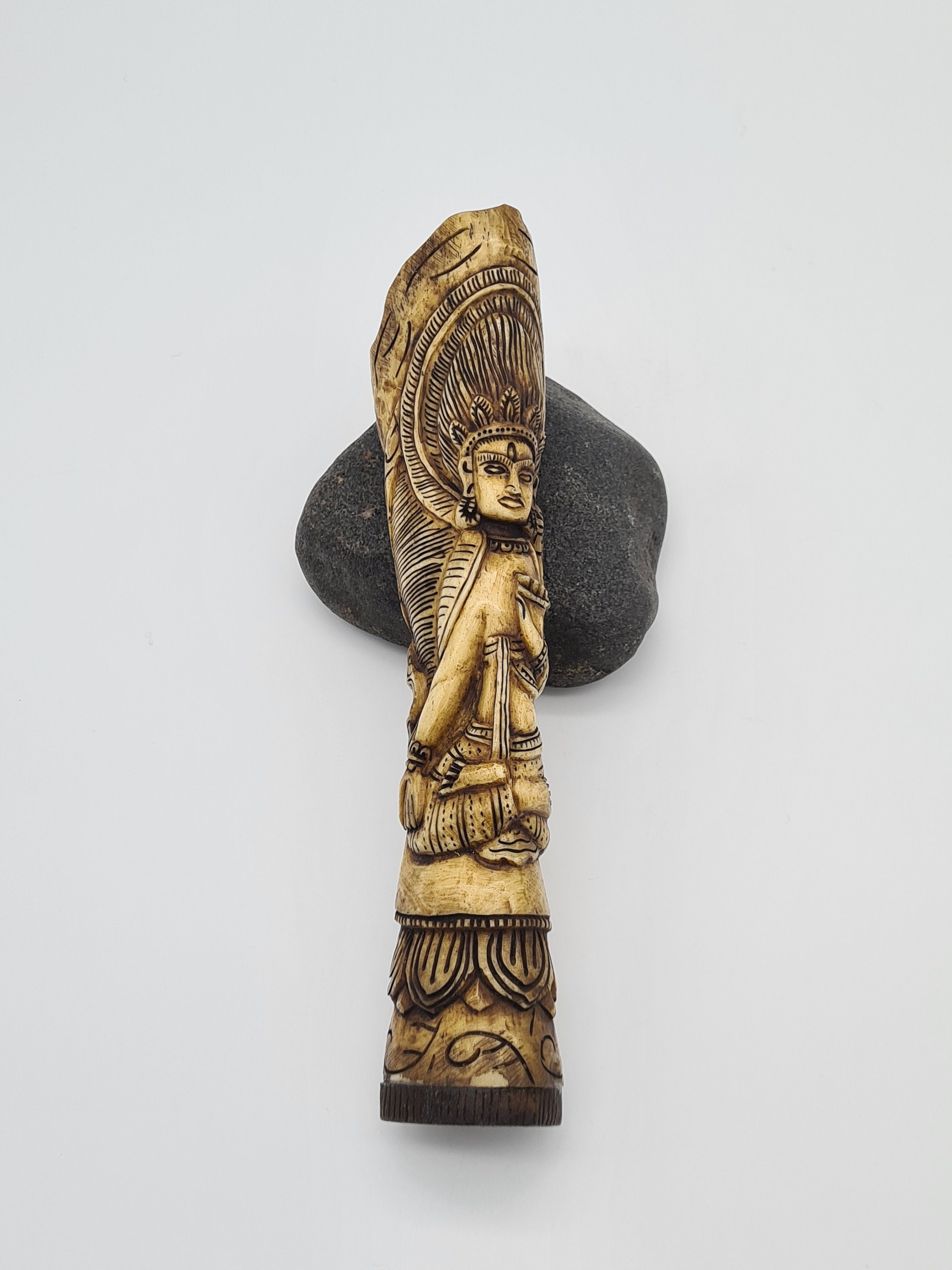 Tibetan Kangling Seal, Shiva Statue, Buddhist Trumpet, Vintage Kangling ...