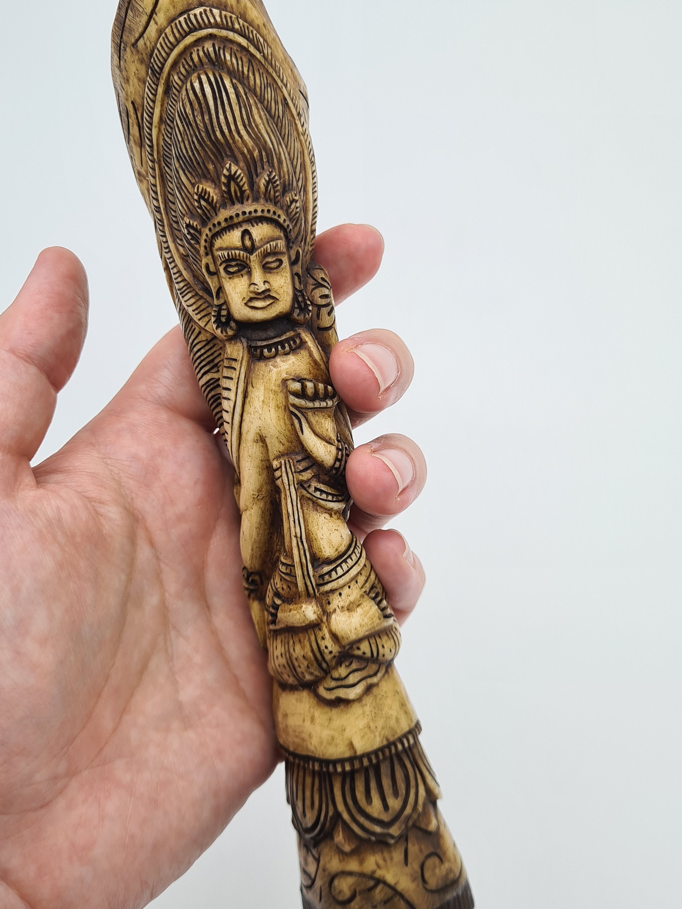 Tibetan Kangling Seal, Shiva Statue, Buddhist Trumpet, Vintage Kangling ...