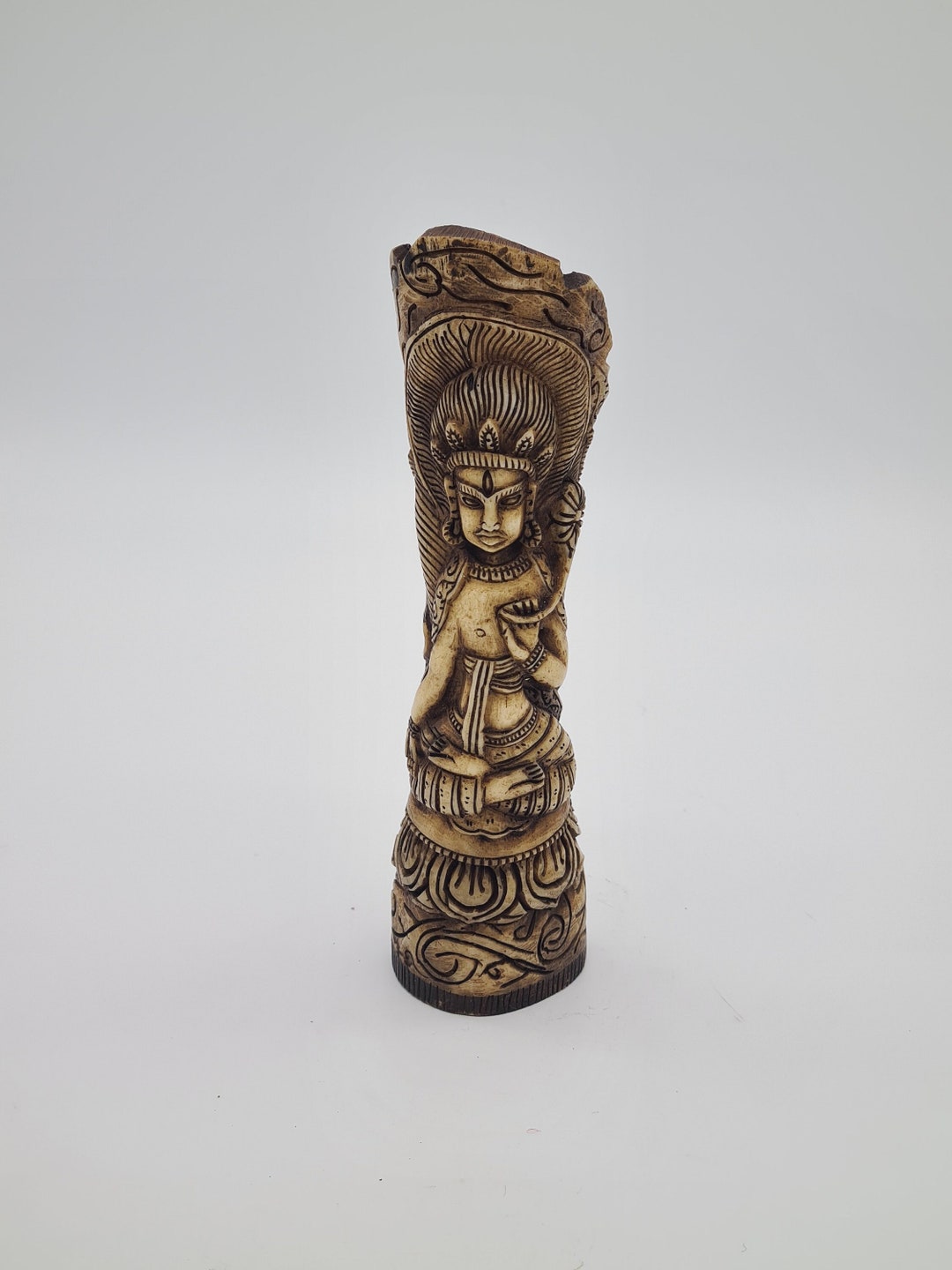 Tibetan Kangling Seal Shiva Statue Buddhist Trumpet Vintage - Etsy