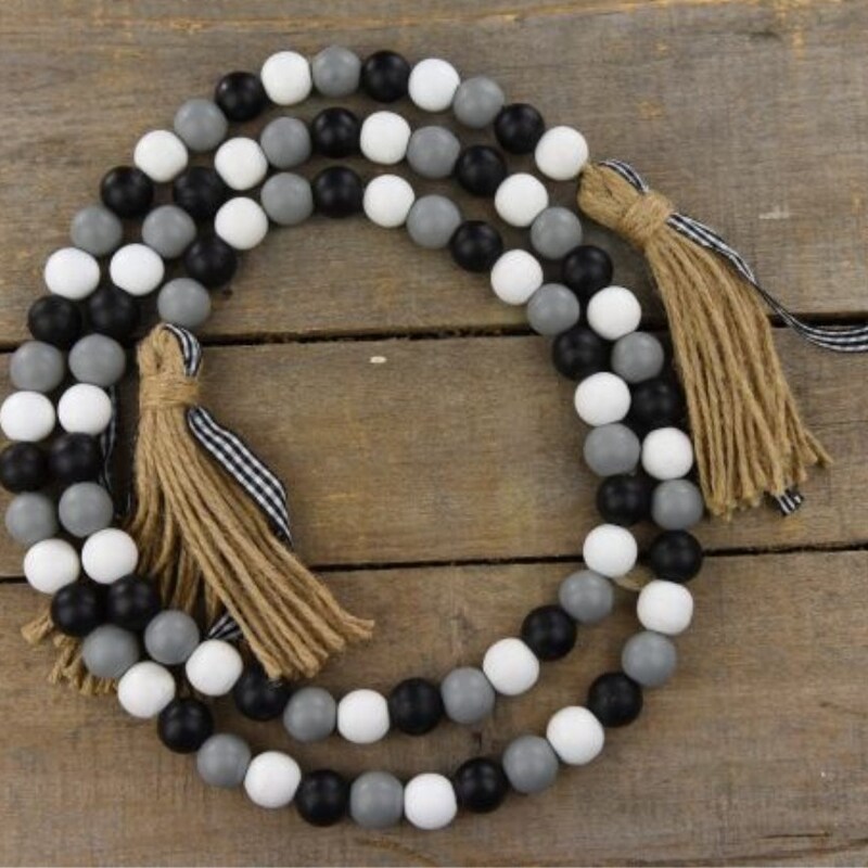 Buffalo Check Beads - Etsy