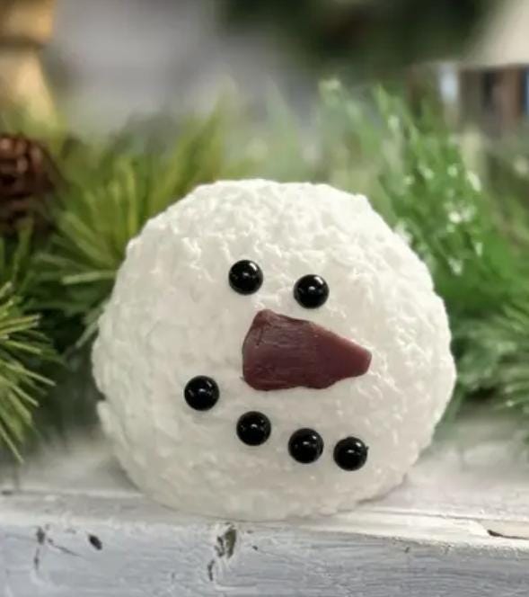 Round, Snowman, Moving Flame, LED Candle 6x5.5in, Timer Candles ...