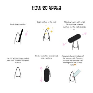 Handmade Arianna Press on Nails Y2k Punk Emo Gel Nails/ - Etsy