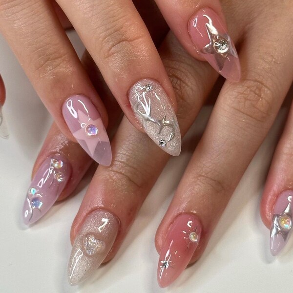 Cute Fake Nails - Etsy