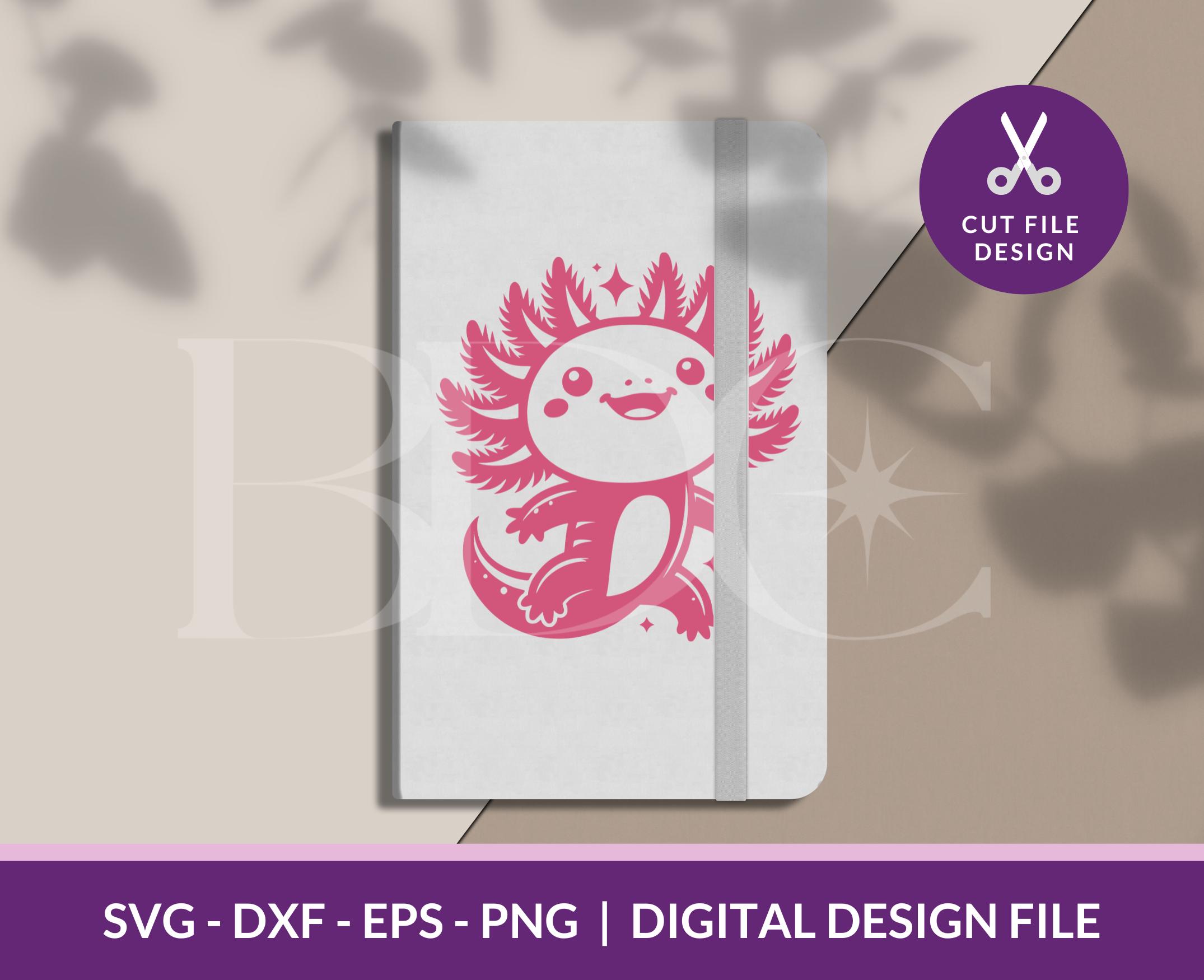 Axolotl SVG - Amphibian SVG - Cute Axolotl PNG - Sparkly Axolotl ...