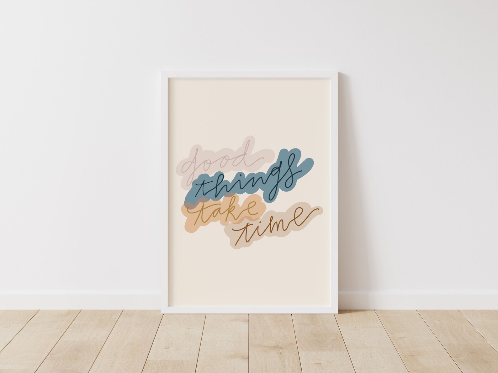 Good Things Take Time | Wall Art | Inspirational Quote | Wall Decor ...