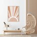 Sun Rays Art Print Boho Sun Wall Art Bursting Sun Print - Etsy