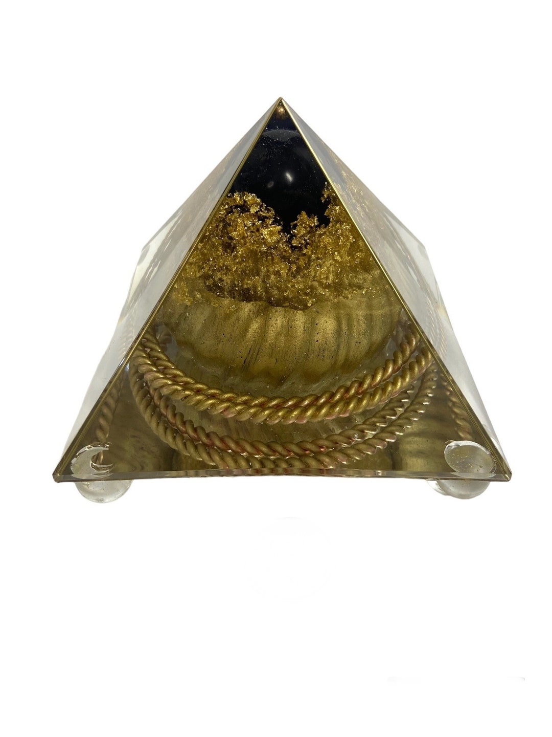 Heavenly Frequency Orgone Giza 8-side Pyramid With Copper, Iron, Zinc ...