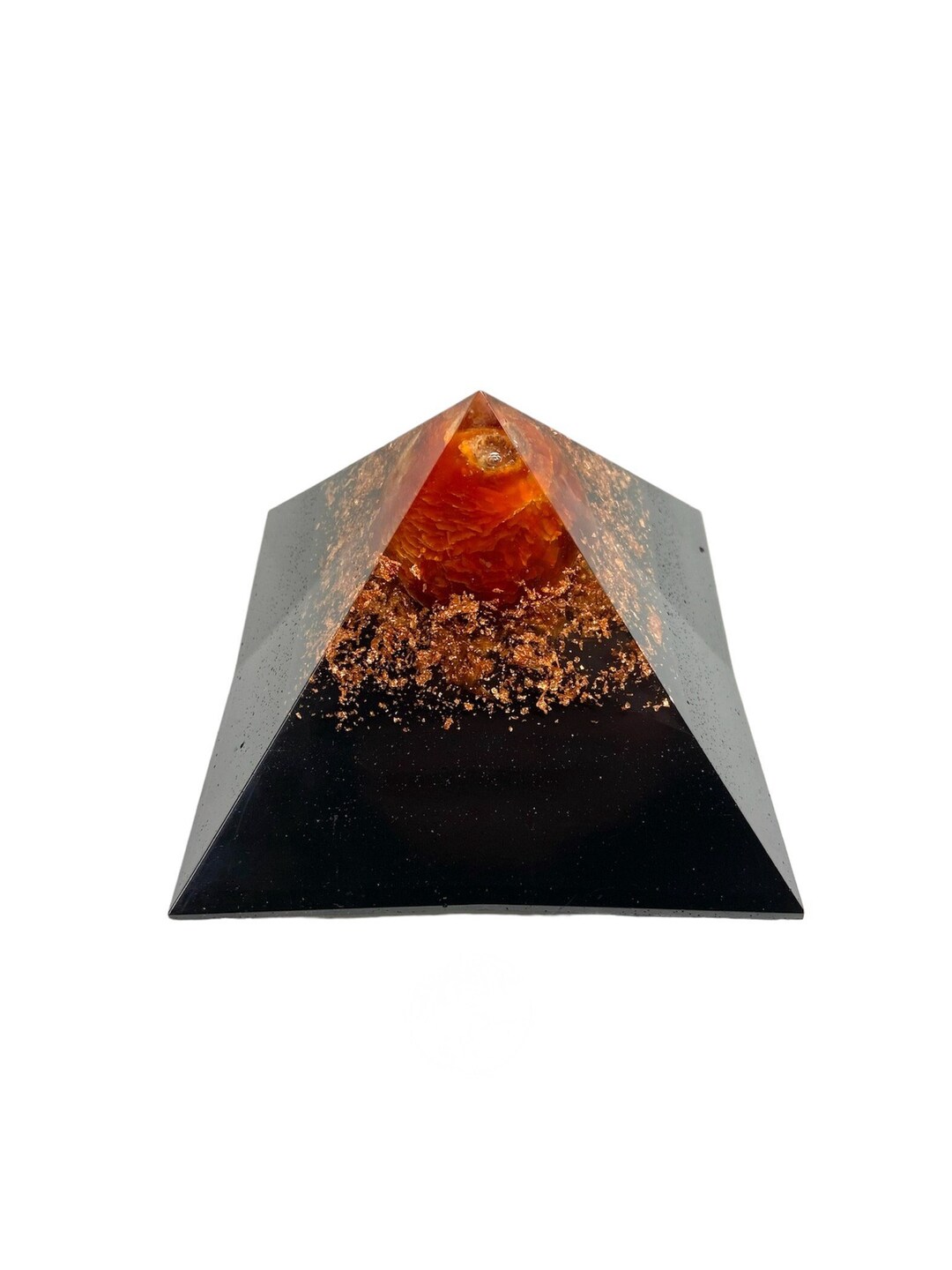 Earth Frequency Orgone Giza 8-side Pyramid With Copper, Iron, Zinc ...