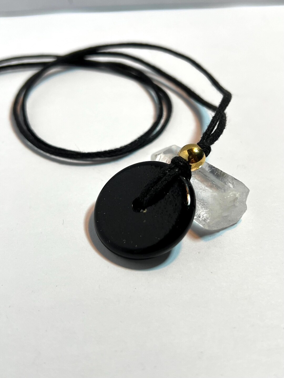 PENDANT Shungite, Quartz, Gold, & Magic Mix Mini-torus Pendant of ...