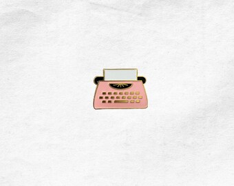 Typewriter Pin | Etsy