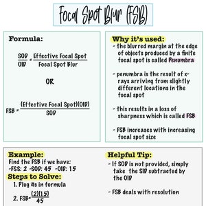 Radiology Formula Study Guide Bundle - Etsy