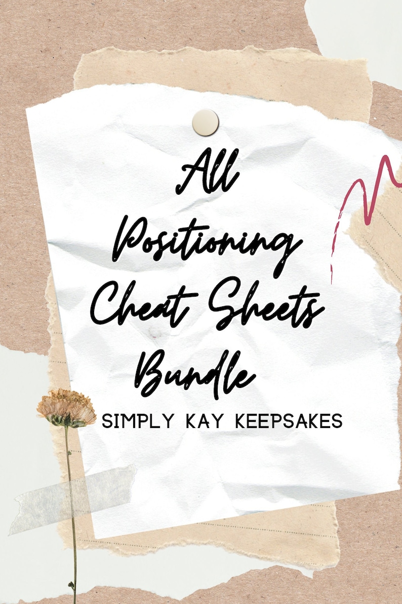 All Positioning Cheat Sheets Bundle - Etsy