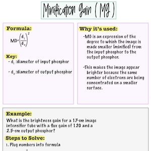 Radiology Formula Study Guide Bundle - Etsy