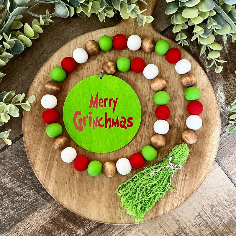 Grinch Garland - Etsy