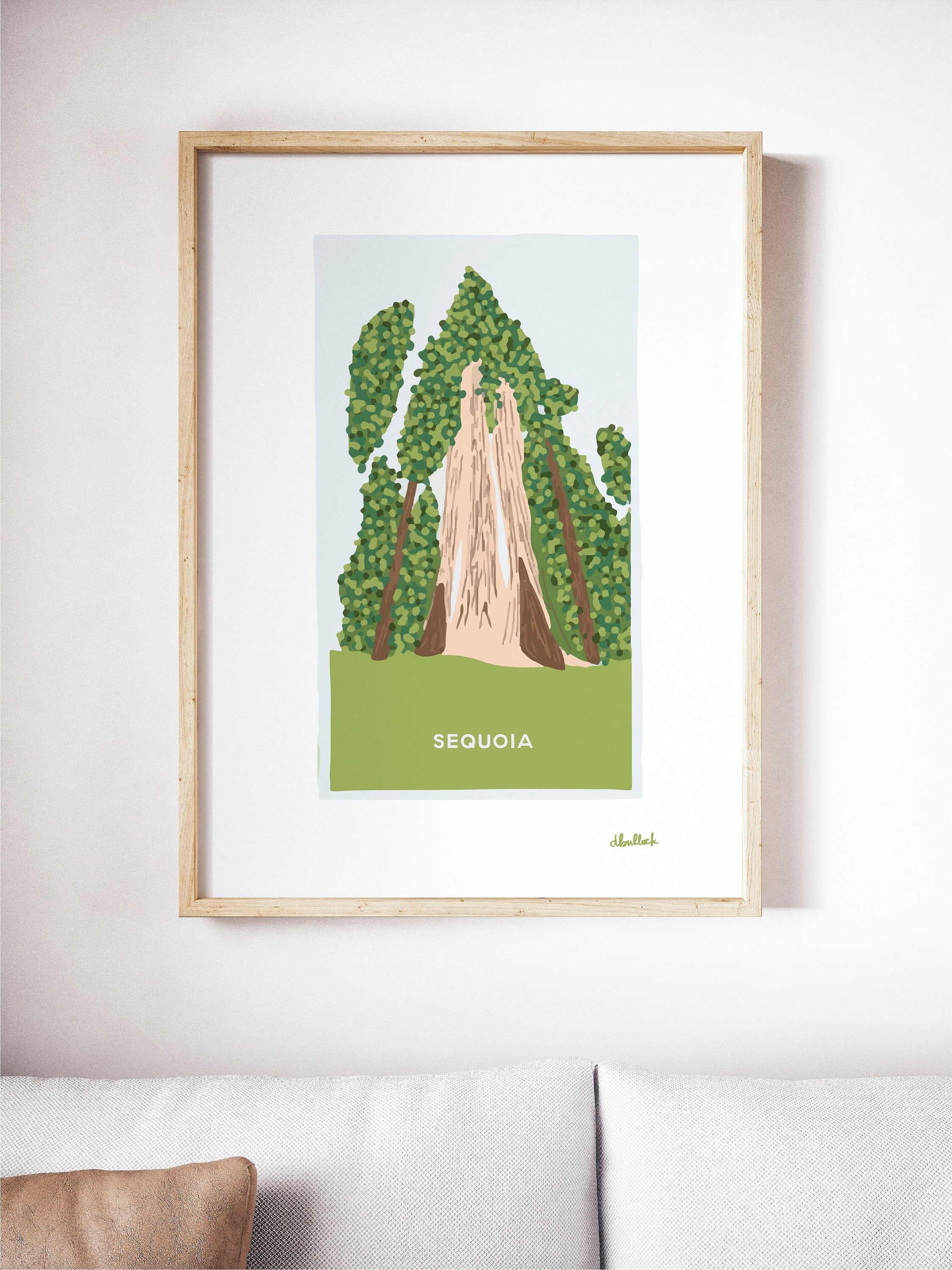 Sequoia National Park California | General Sherman Tree | Digital ...