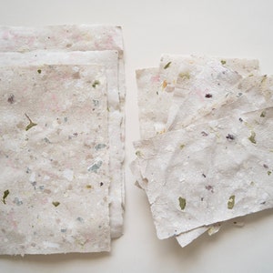 Handmade Paper Assorted Sheets | Recycled Paper | Surprise Pack ...