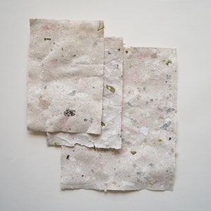 Handmade Paper Assorted Sheets | Recycled Paper | Surprise Pack ...