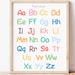 Alphabet Poster Vibrant Rainbow ABC Printable Poster for Toddlers ...