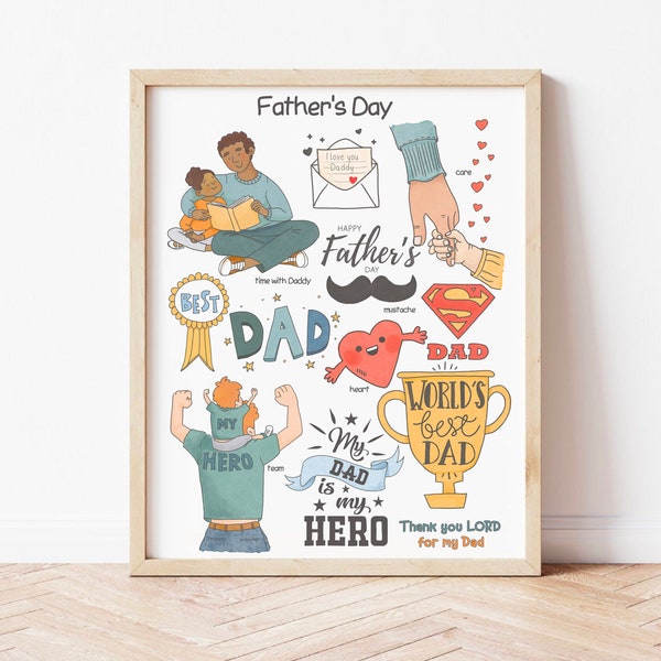 Father's Day Poster - Etsy