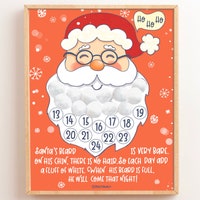 Reindeer Christmas Countdown Clock - Advent Calendar - Etsy