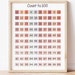Count to 100 Chart Educational Wall Art Classroom Posters | Etsy