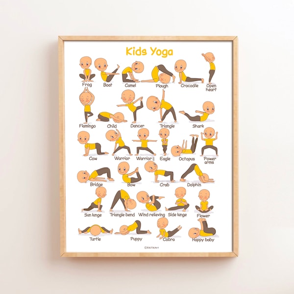 Yoga Poster - Etsy