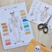 Human Skeleton Busy Book Page Printable Montessori Materials | Etsy