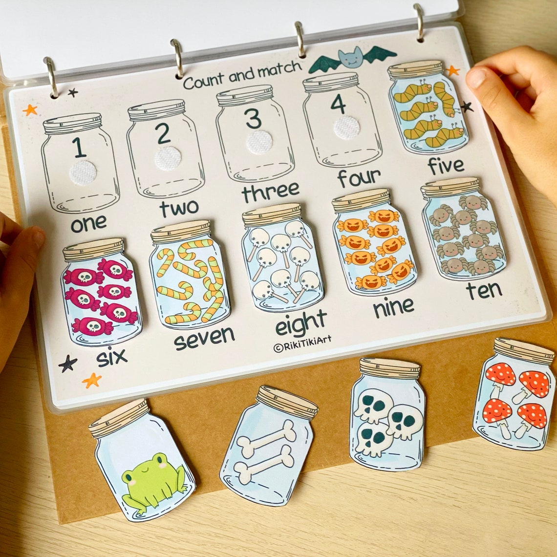 Halloween Busy Book Printable Toddler Learning Book Halloween - Etsy