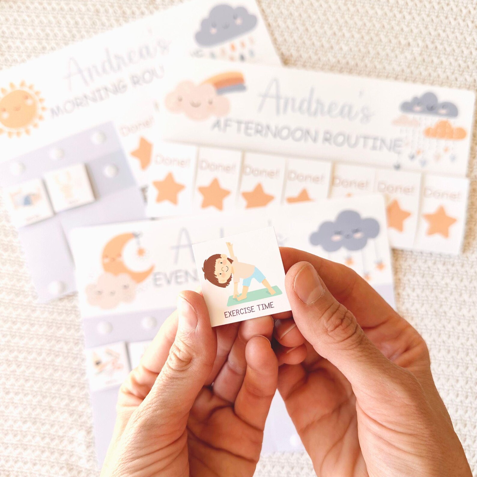 Editable Toddler Chore Chart Bundle: Morning, Afternoon, Evening ...