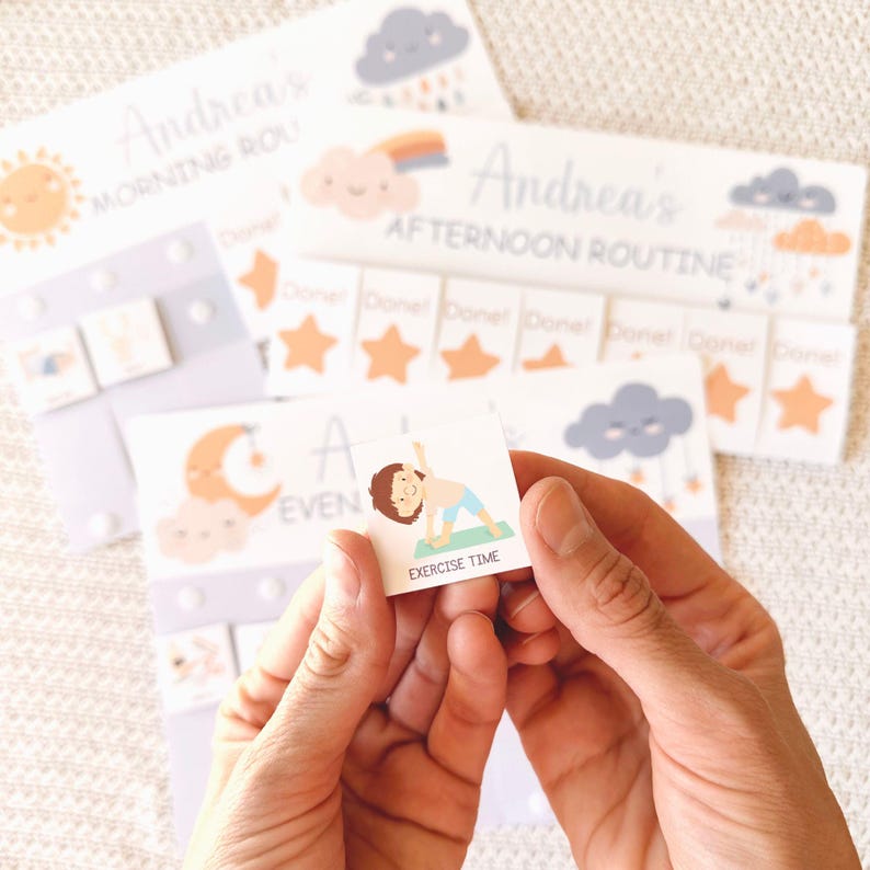 Editable Toddler Chore Chart Bundle: Morning, Afternoon, Evening ...