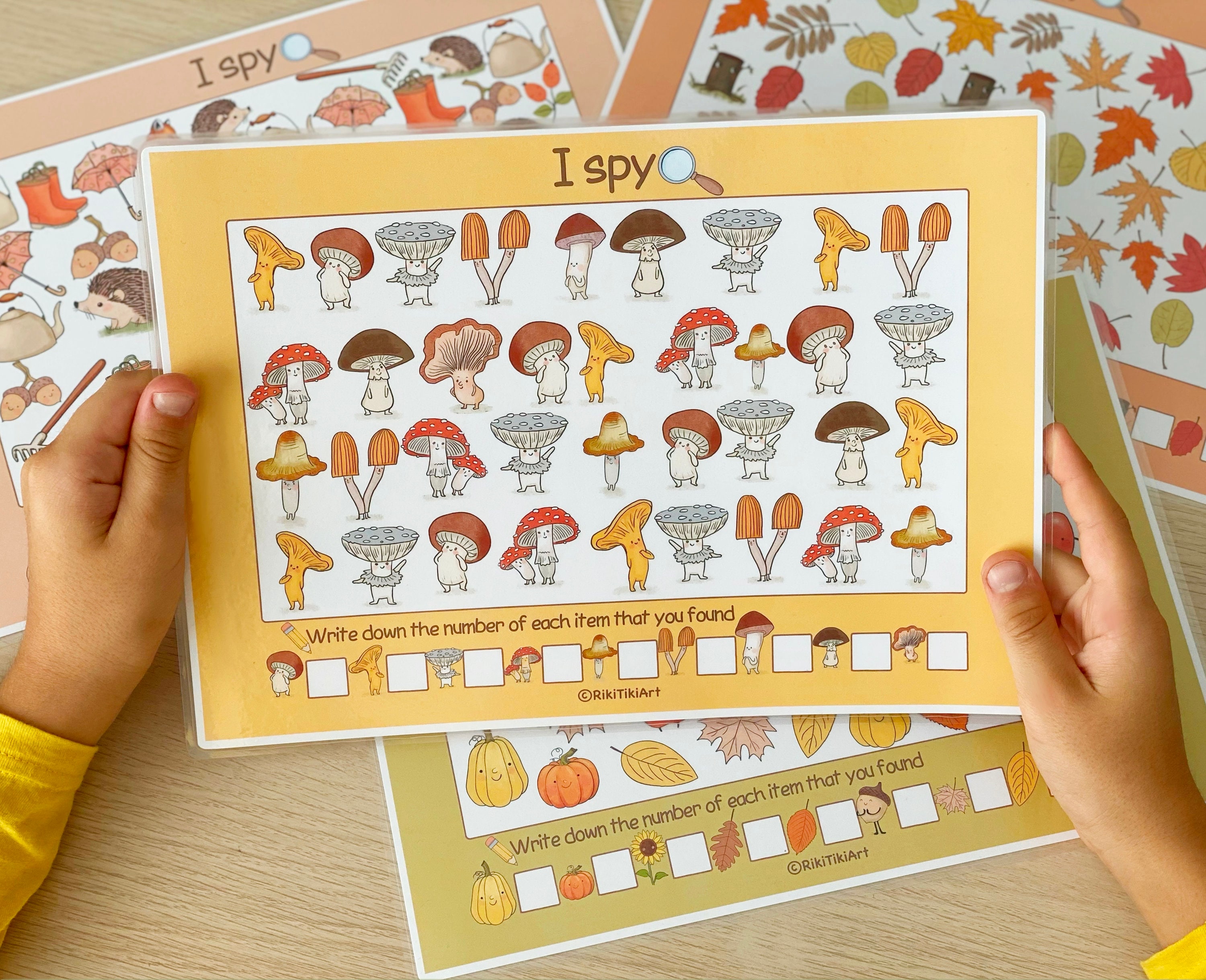 Fall I Spy Game for Toddler I Spy Printable Activities Fall Autumn ...