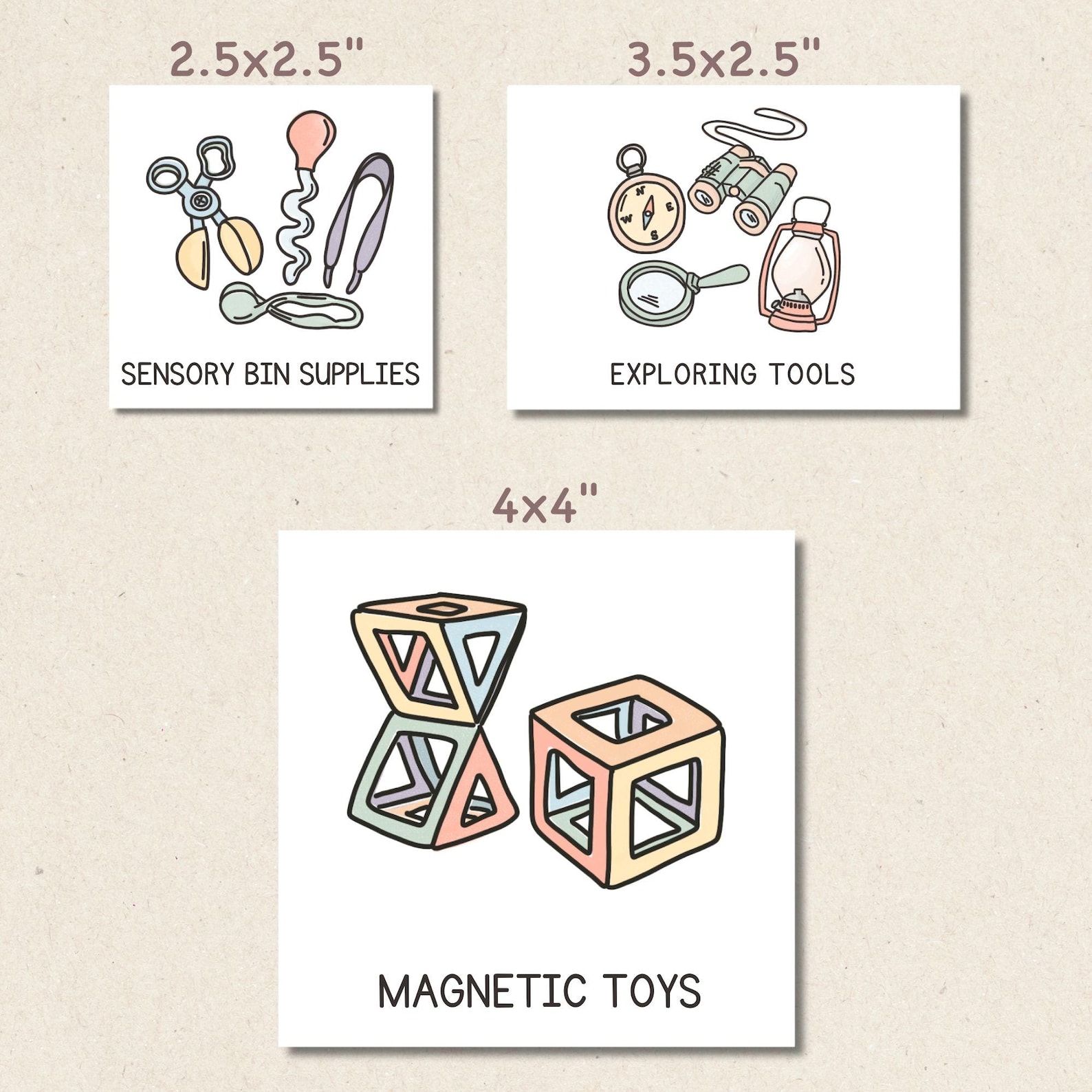 Storage Box Labels Editable Toy Bin Labels Ikea Trofast Labels, Toy Box ...
