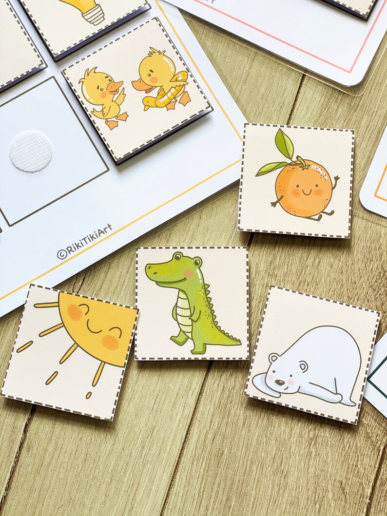 Spanish Color Sorting Activity Montessori Printable Matching Activities ...